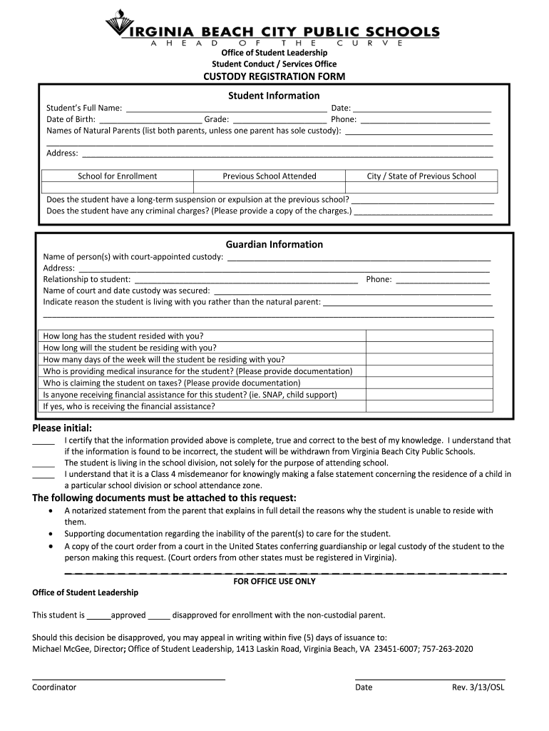 What Papers Do I Need To File For Custody Fill Online Printable Fillable Blank PdfFiller