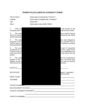 Fillable Online PARENTAL/GUARDIAN CONSENT FORM - MegaDox.com Fax Email Print - pdfFiller