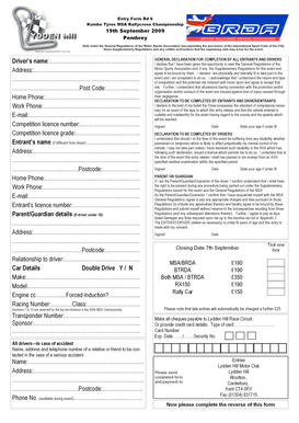Fillable Online Entry Form Rd 6 Fax Email Print - pdfFiller