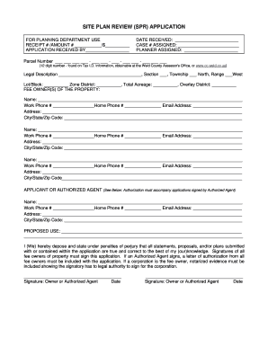 Fillable Online co weld co SITE PLAN REVIEW (SPR) SUBMITTAL CHECKLIST Fax Email Print - pdfFiller