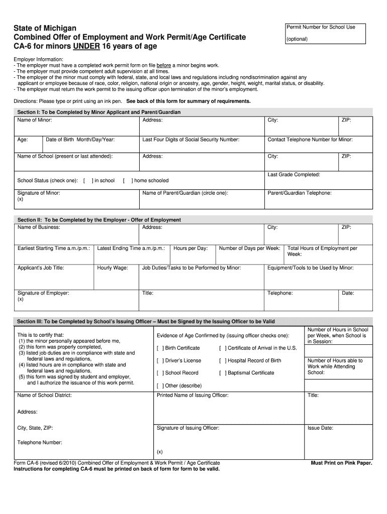 Fillable Online Permit Number for School Use Fax Email Print - pdfFiller