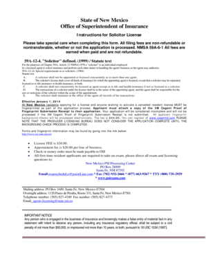 Fillable Online Solicitor Application - Office of the Superintendent of ...