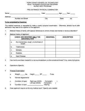 Fillable Online NA Physical Form Fax Email Print - pdfFiller