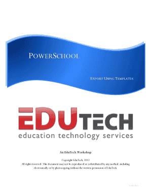 Fillable Online edutech nodak An EduTech Workshop Copyright EduTech ...