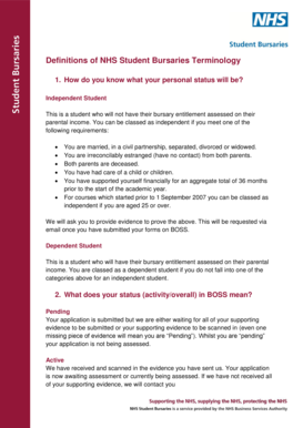 Fillable Online NHS Standard Application Form. SGU ChC Fax Email Print ...