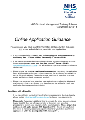 Fillable Online mts scot nhs Application Form Guidance - Management Training Scheme - mts scot ...