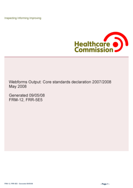 Fillable Online dchft nhs Declaration for 2007 - 2008 - Dorset County ...