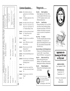 City Of Lawton Elk Hunt 2020 - Fill and Sign Printable Template Online