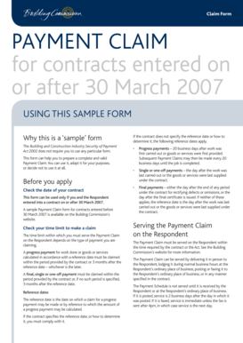 Fillable Online bav org Payment claim form - Building Commission - bav ...