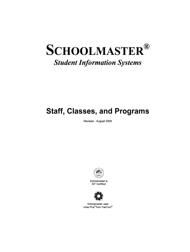 Fillable Online Staff, Classes, and Programs Fax Email Print - pdfFiller