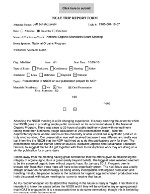 Fillable Online knightowl ncat NCAT TRIP REPORT FORM - knightowl ncat ...