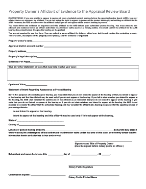 Fillable Online traviscad Protest bAffidavitb - Travis Central ...