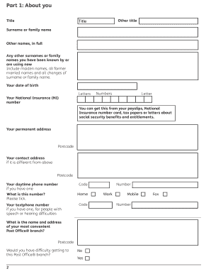 Fillable Online Help using this bPDFb claim form - bAnglia4ub Fax Email ...