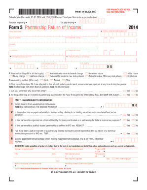 Fillable Online Form 3 Partnership Return Fax Email Print - pdfFiller