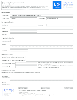 Fillable Online stemedlondon org Computer Science Subject Knowledge for ...