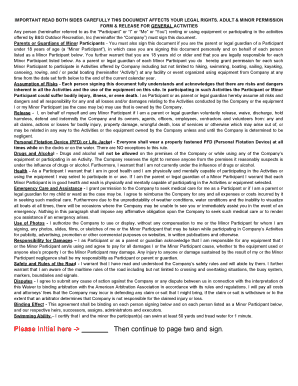 Fillable Online Please initial here - Then continue to page two and ...