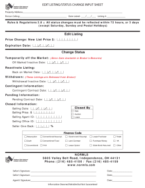 Fillable Online Change Status - b150344952bbhomesconnectbbcomb Fax Email Print - pdfFiller