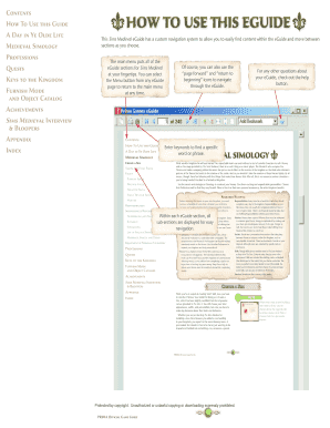 Fillable Online How To Use this Guide HOw TO USe thIS eGUIDe A Day in ...
