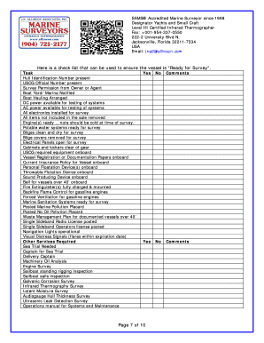 Fillable Online Here is a check list that can be used to ensure the ...