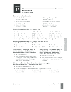 Fillable Online TSI College Level Math Practice Test Fax Email Print ...