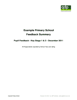 Fillable Online Example Primary School Fax Email Print - pdfFiller