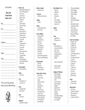 Fillable Online Field Checklist - bhalifaxriverasbborgb Fax Email Print ...