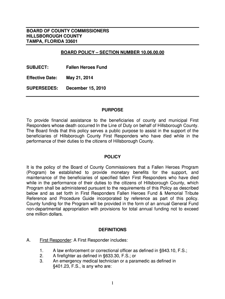 Fillable Online hillsboroughcounty Reference Procedure Guide 3 4-29 ...