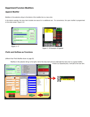 Fillable Online Department/Function Modifiers Fax Email Print - pdfFiller