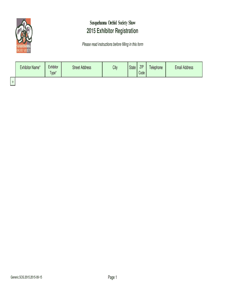 Fillable Online susquehanna-orchid BSusquehannab bOrchidb Society 2015 ...