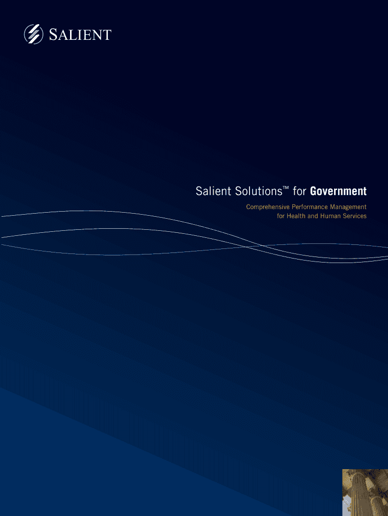 Fillable Online Salient Solutions for Government Fax Email Print ...
