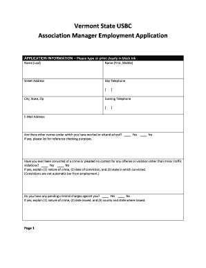 Fillable Online vtusbc Vermont State USBC Association Manager ...