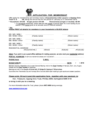 Fillable Online ECT APPLICATION FOR MEMBERSHIP 2010 Fax Email Print ...