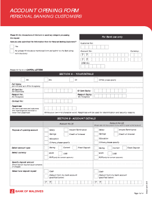 Fillable Online PERSONAL BANKING CUSTOMERS Fax Email Print - pdfFiller