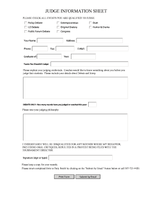 Fillable Online wcta JUDGE INFORMATION SHEET - Serving Wyoming ...