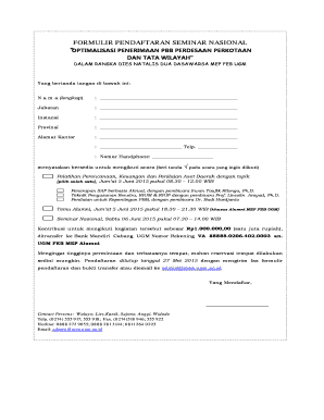 Fillable Online mappi or Form Pendaftaran.doc - mappi or Fax Email Print - pdfFiller