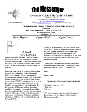 Fillable Online commack-umc Open Hearts Open Minds Open Doors - Long ...