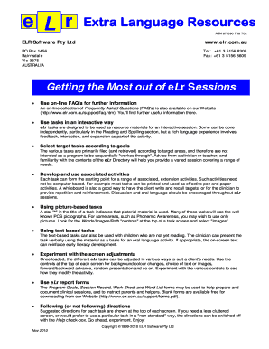 Fillable Online ELr Forms Fax Email Print - pdfFiller