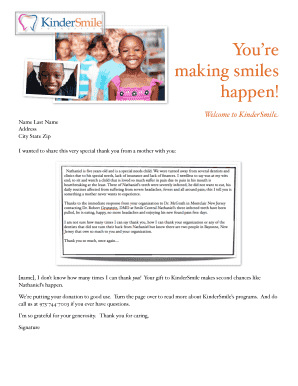 Fillable Online Youre making smiles happen - Pamelas Grantwriting Blog ...
