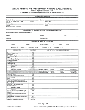 Fillable Online mbs ANNUAL ATHLETIC PRE-PARTICIPATION PHYSICAL bb Fax ...