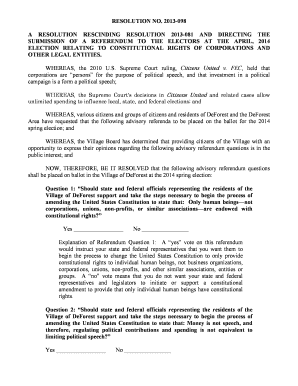 Fillable Online wimta RESOLUTION NO 2013-098 A RESOLUTION RESCINDING ...