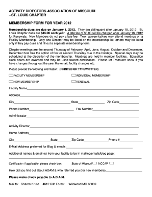 Fillable Online activitydirectorsofmo Activity directors association of ...