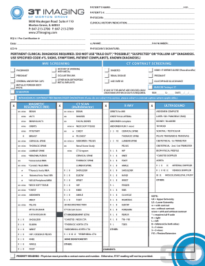 Fillable Online 3T Imaging Physician Referral Form Fax Email Print - pdfFiller