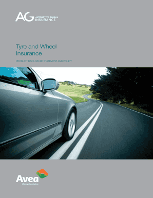 Fillable Online Tyre and Wheel Insurance - Automotive Global Insurance ...
