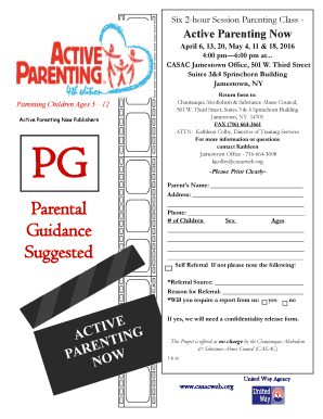 Fillable Online Parental Guidance Suggested Fax Email Print - pdfFiller