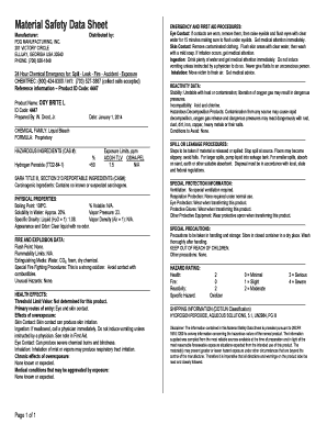 Fillable Online Material Safety Data Sheet - smsofvacom Fax Email Print ...