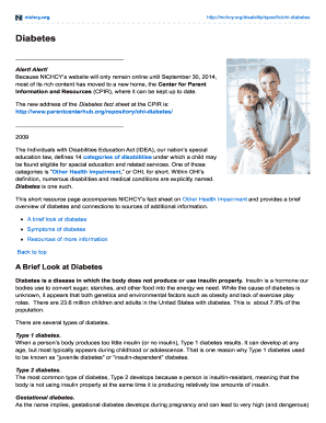 Fillable Online drcvi Diabetes - Disability Rights Center of the Virgin ...