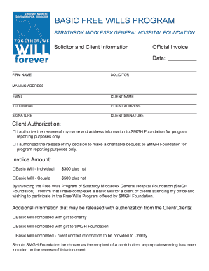 Fillable Online Free wills invoice and declaration formpg2 Fax Email Print - pdfFiller