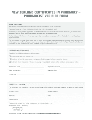 Fillable Online d pharmacy certificate verifier download form Fax Email ...