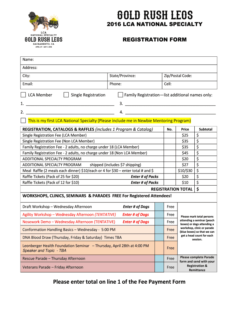 Fillable Online Please enter total on line 1 of the Fee Payment Form ...