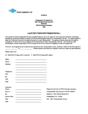 Fillable Online PECO - UGI Energy Services Fax Email Print - pdfFiller